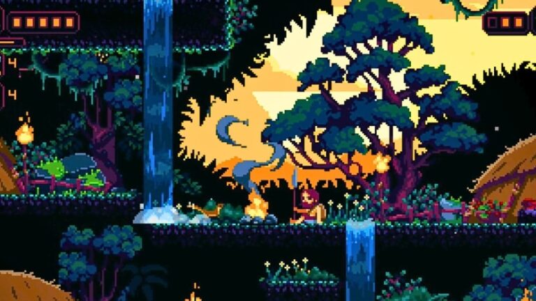 レビュー【Primal Planet】パパは負けない | 原始時代でSFなメトロイドヴァニアゲーム | KeepGamingOn